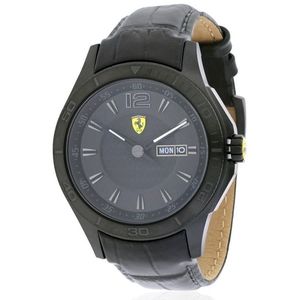Scuderia Ferrari | Accessories | Scuderia Ferrari Leather Strap Black ...
